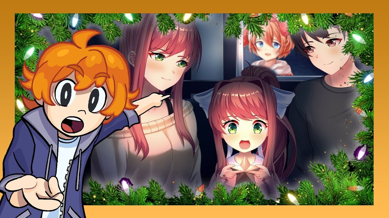 Monika e Eu METEMOS um BONECO 👶🔞 | DDLC - Doki Doki Christmas Time ...
