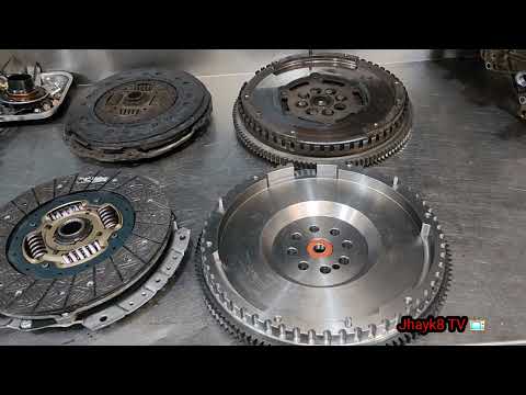 Ford Ranger dual mass flywheel conversion job - YouTube