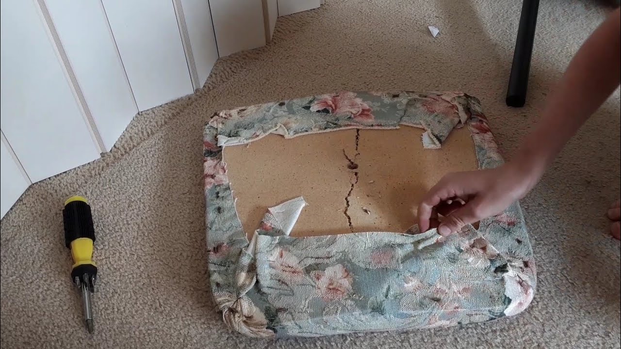 How to repair a broken chair (it actually works) - YouTube