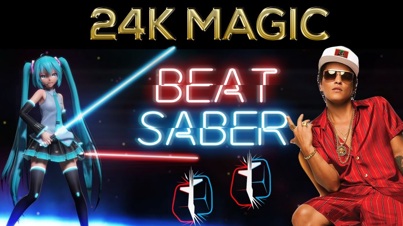 [Beat Saber] 24K Magic – Bruno Mars - EXPERT - YouTube