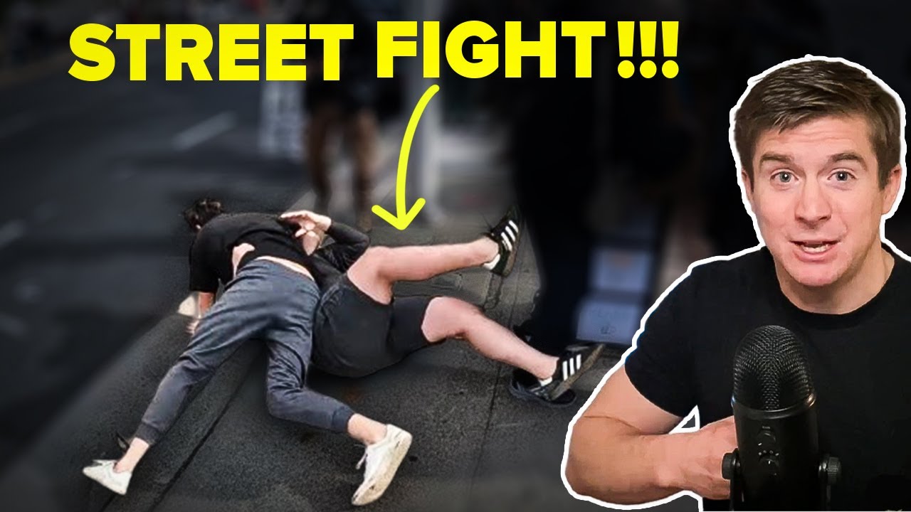 Biomechanics of a Street Fight (Tesla Protest Fight) - YouTube