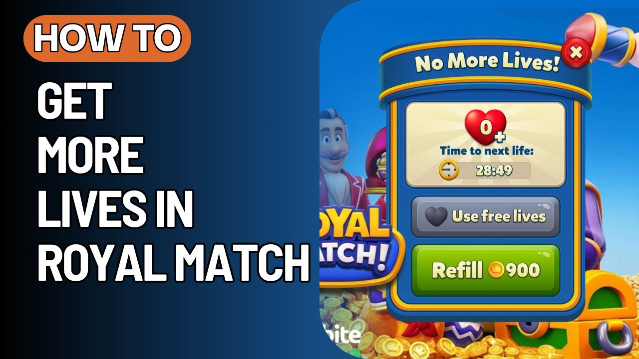 How to Get More Lives in Royal Match (Best Method) - YouTube