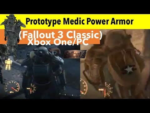 Fallout 4 Xbox One/PC Mods|Prototype Medic Power Armor (Fallout 3 ...