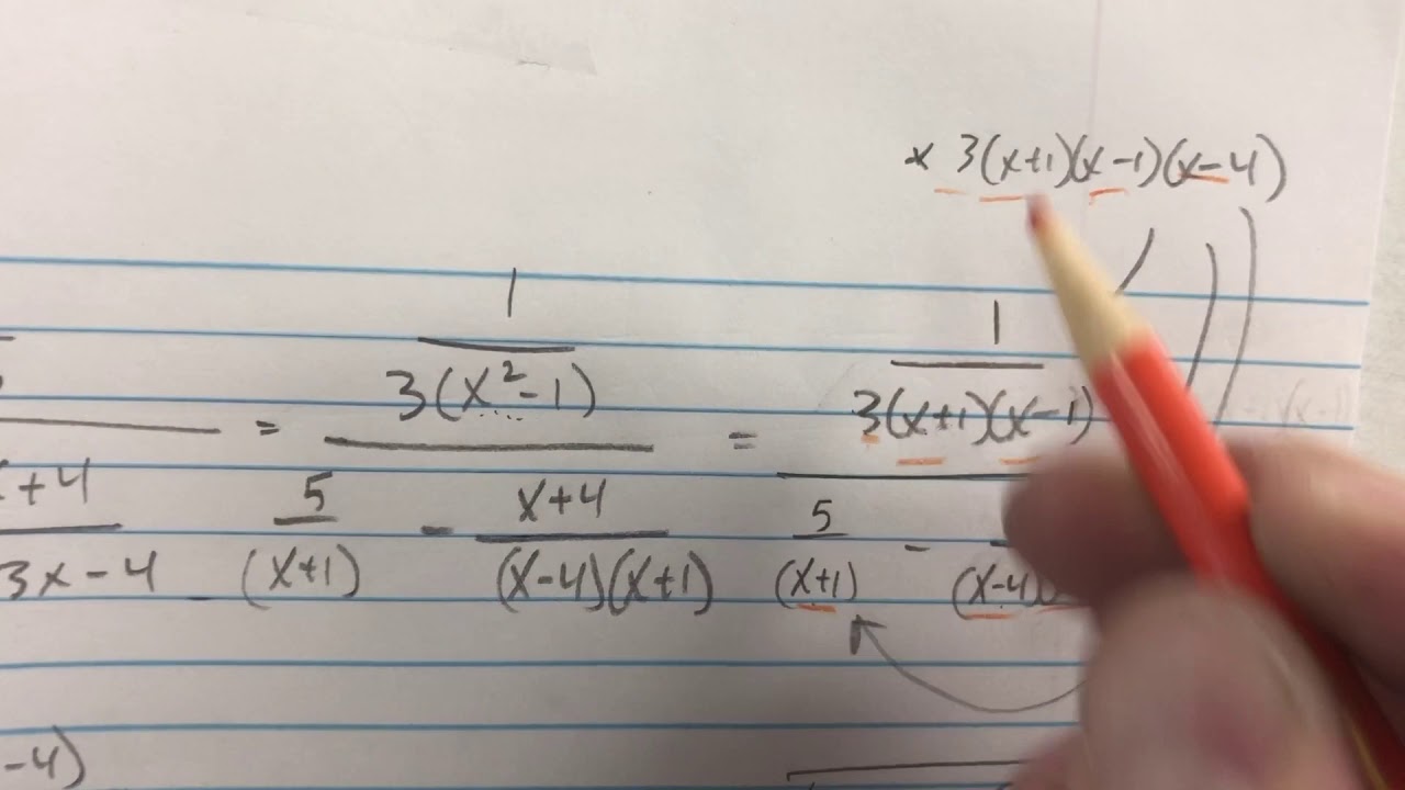 HA2T Unit 2 Complex Rational Functions 9 - YouTube
