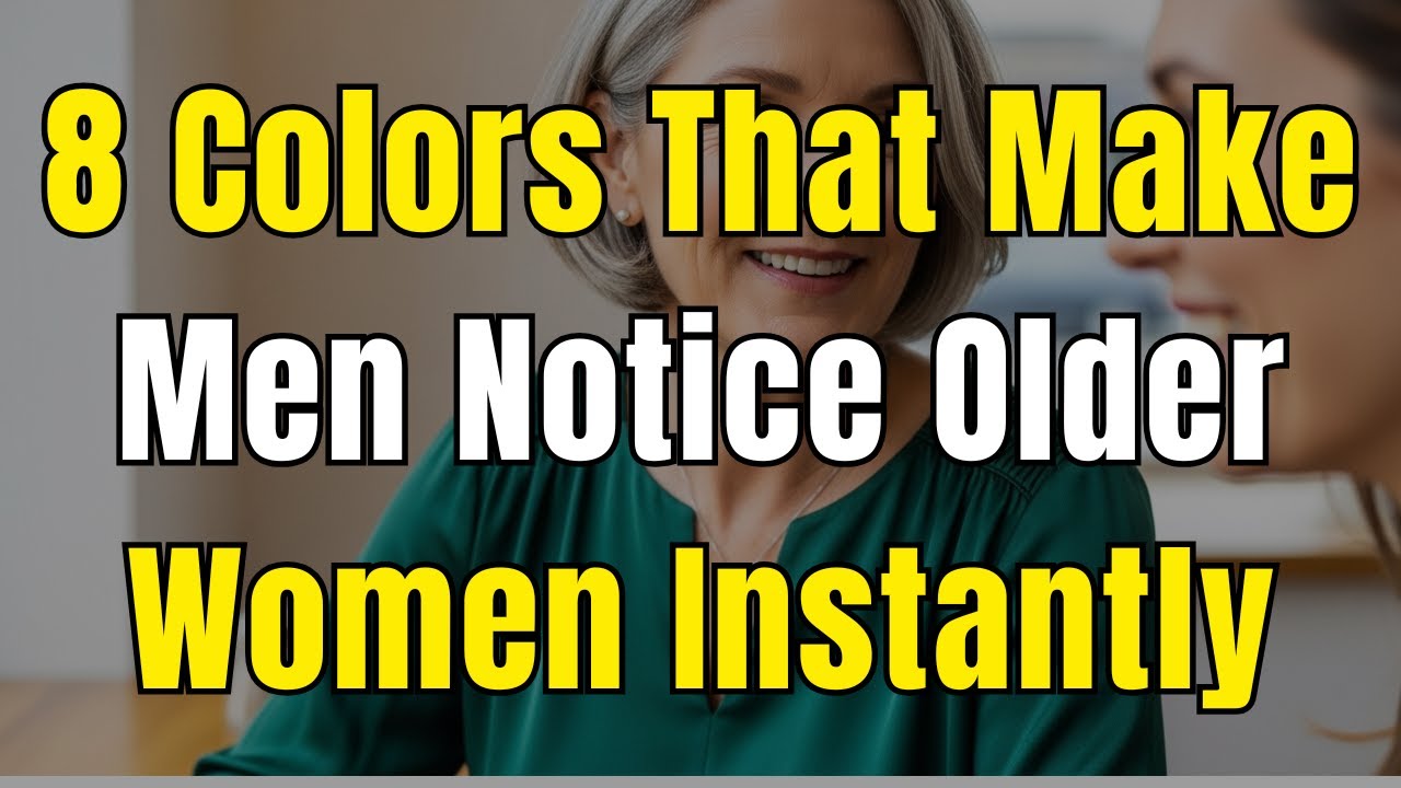 8 Colors That Make Men Notice Older Women Instantly - YouTube