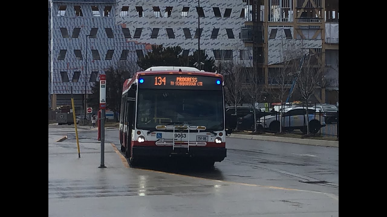 TTC Ride Video on 9063 on route 913 Progress Express - YouTube