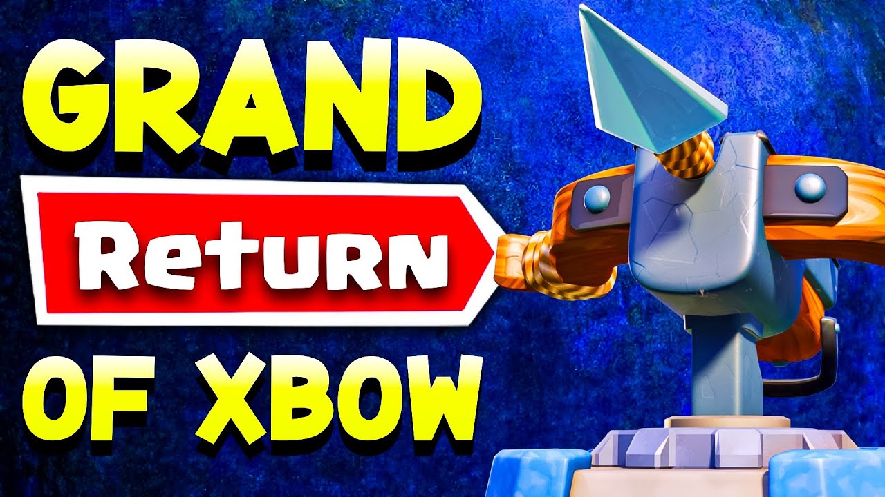 3.0 Xbow Cycle RETURNS To Clash Royale - YouTube