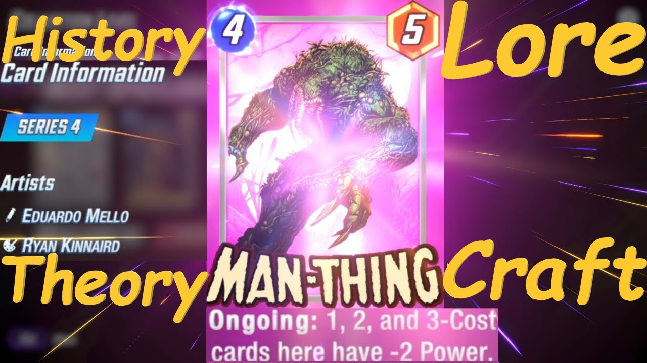I Got The Newest Card Man-Thing! Lady DeathStrike Refuses To Join The ...