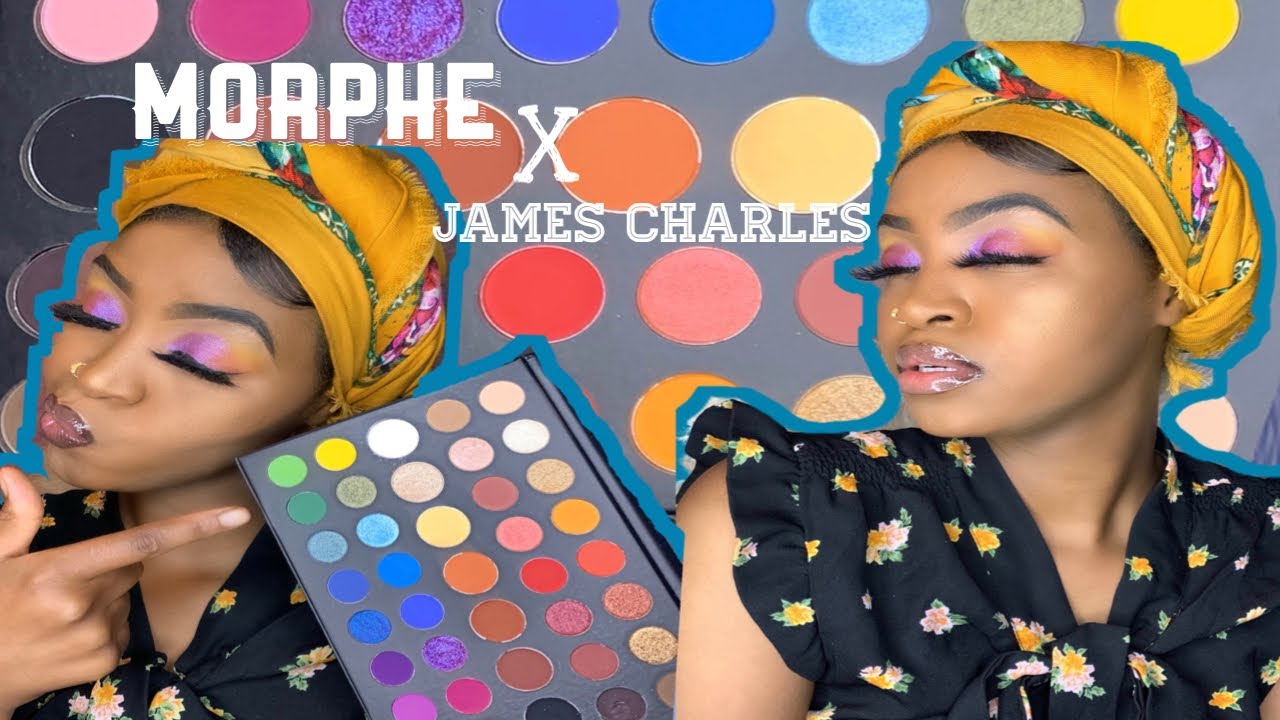 James Charles palette Makeup TUTORIAL!! - YouTube