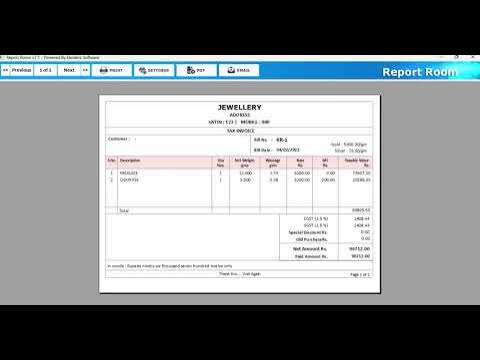 Jewellery Billing Software | Detailed Demo | Tamil | Smart POS | GST ...