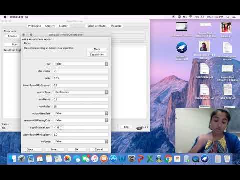 Weka Tutorial Apriori Algorithm Tutorial mp4 - YouTube