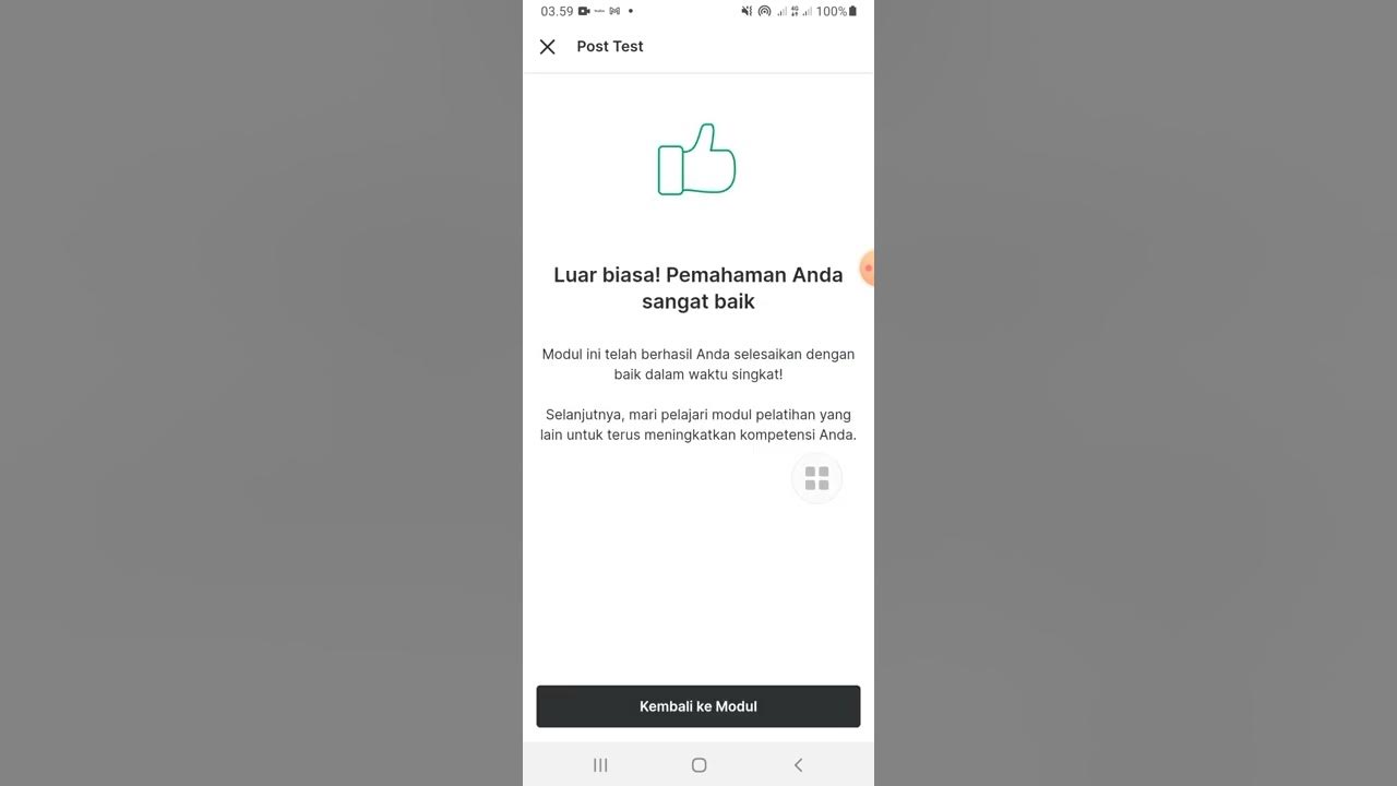 Jawaban Post Test Penyesuaian Pembelajaran Dengan Kebutuhan Dan