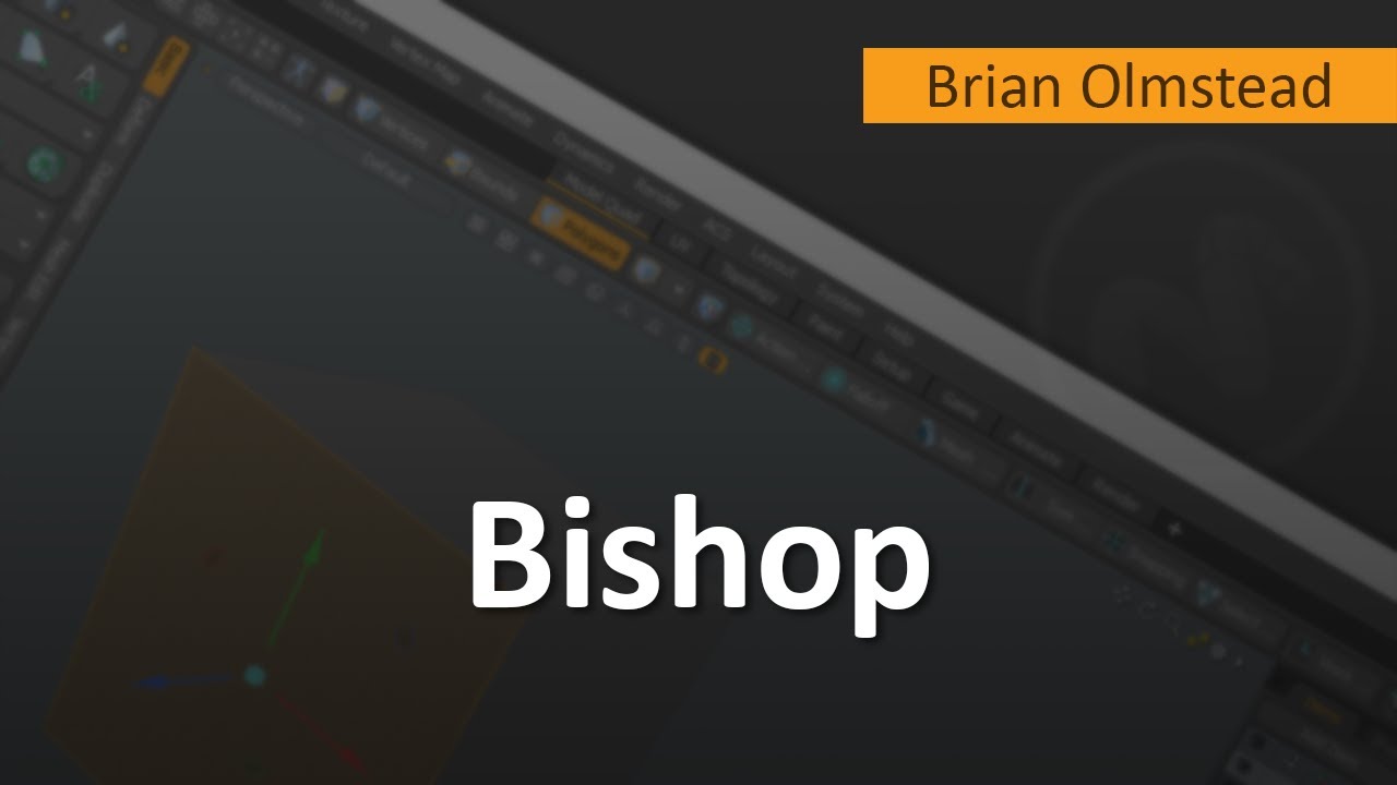 Modeling a simple Bishop from a reference image in Modo - YouTube