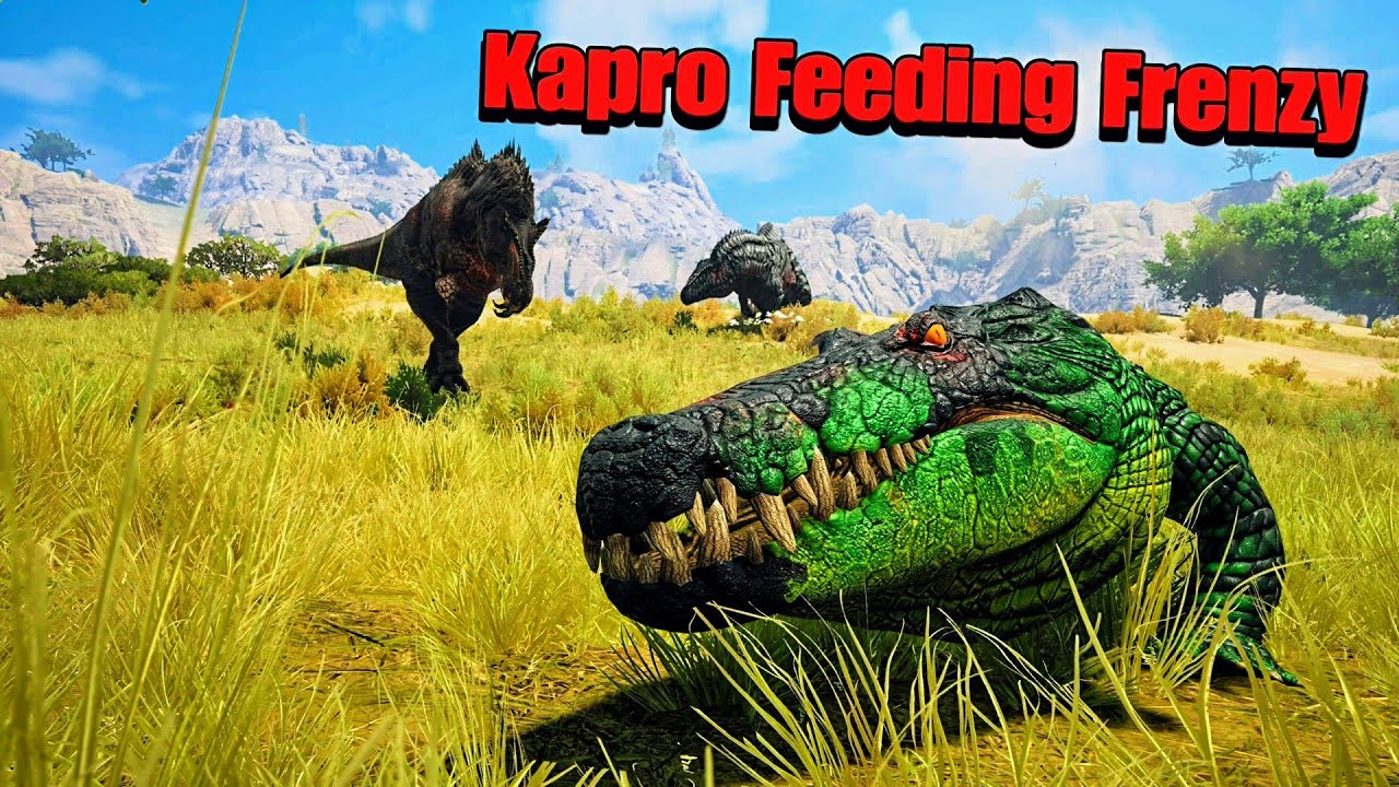 Path Of Titans - Kapro Feeding Frenzy - YouTube