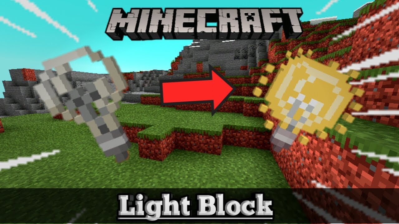 Light Block in Minecraft Bedrock - YouTube