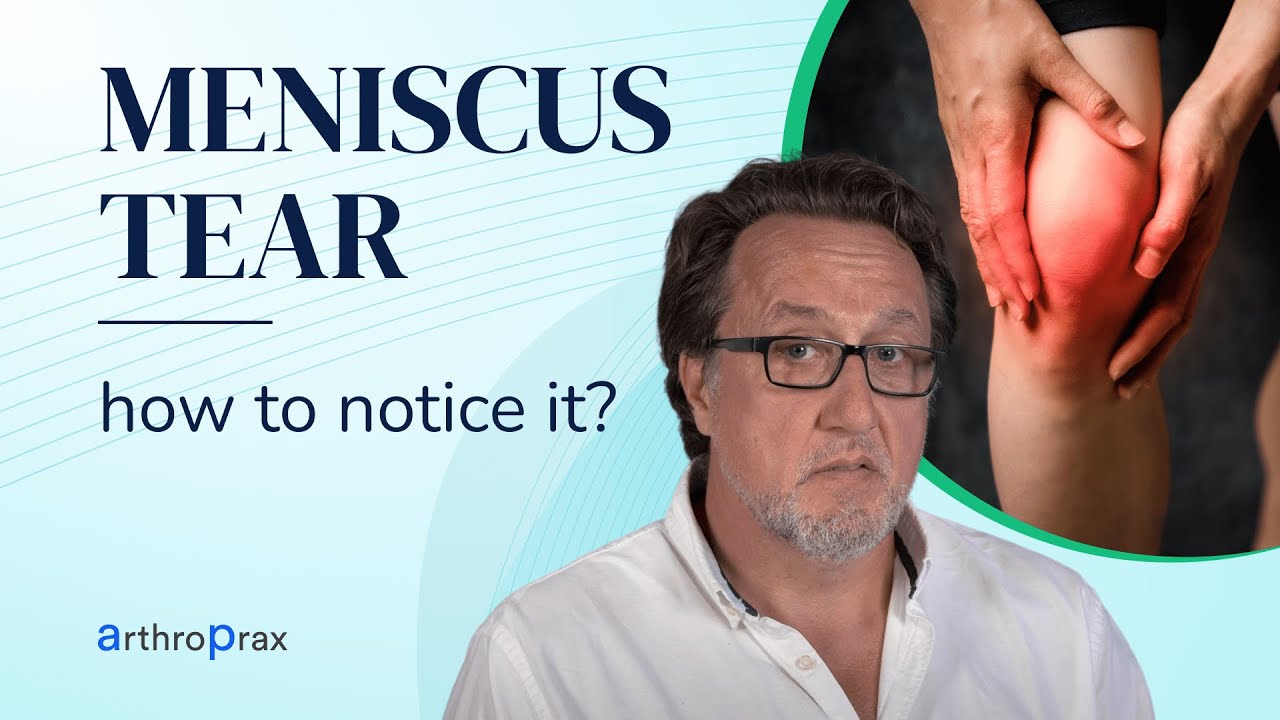 Meniscus tear - what to do and how to see it #howto - YouTube