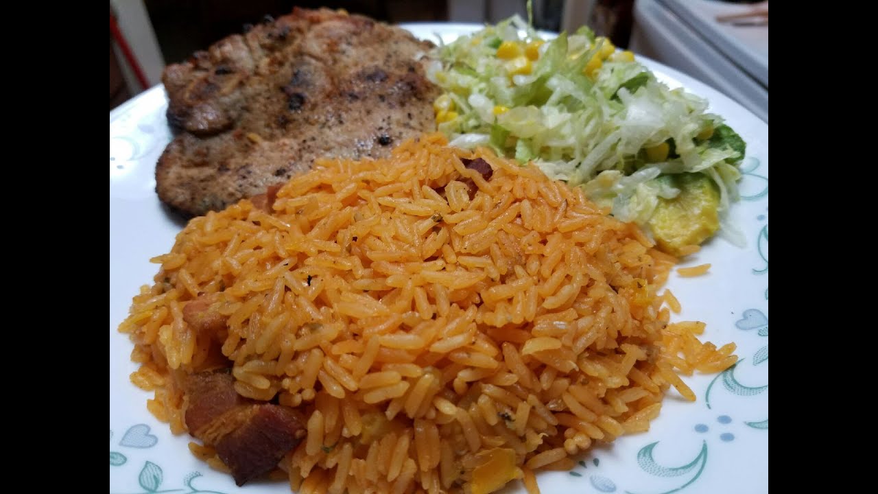 Arroz Guisao con Tocineta y Platanos amarillos - YouTube