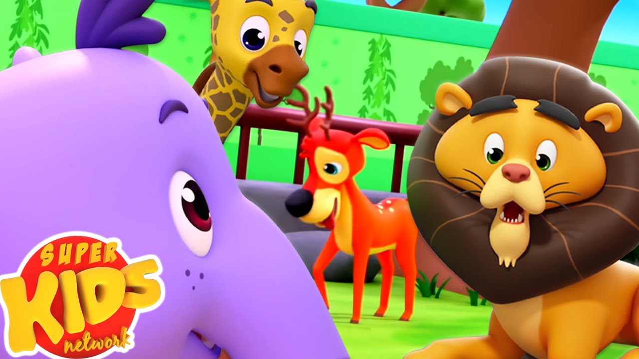 Zoo Song | Super Supremes Kids Cartoons | Videos & Songs for Children ...
