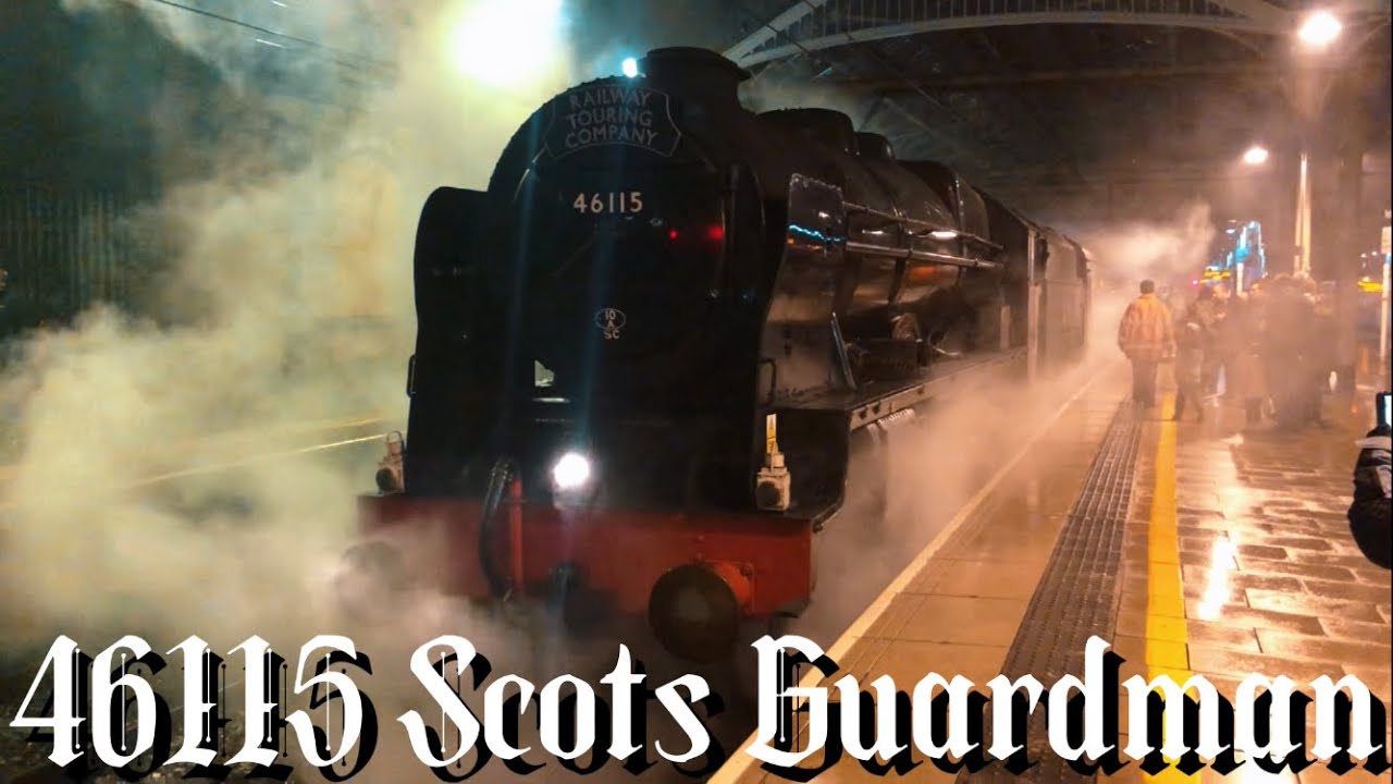 46115 Scots Guardsman + 86259 Les Ross at Preston! - YouTube
