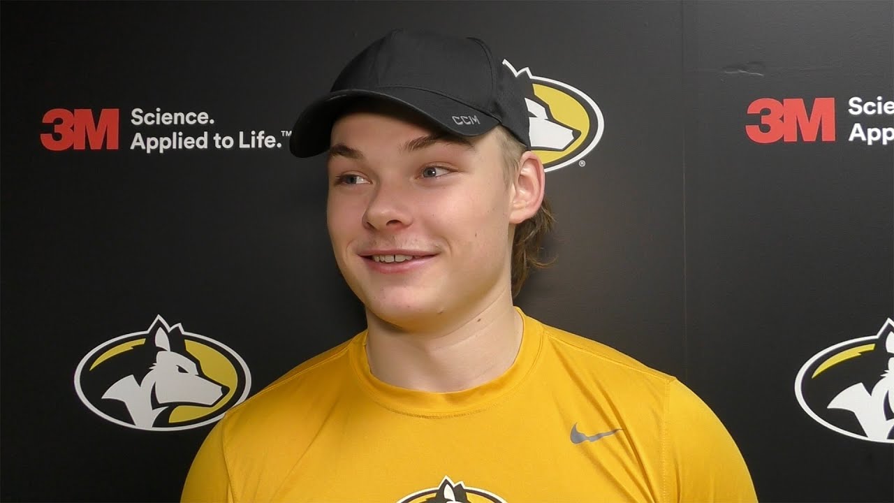 Tech Hockey | Isaac Gordon Augustana Post Game | 11.03.23 - YouTube