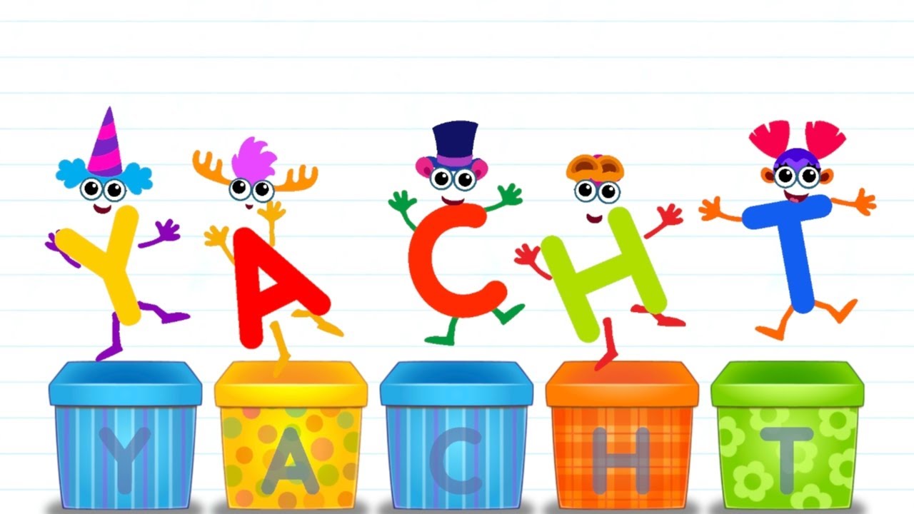 Bini cat, learn letters and words part 2 - YouTube