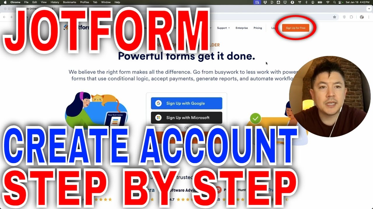 How To Sign Up Create Jotform Account 🔴 - YouTube