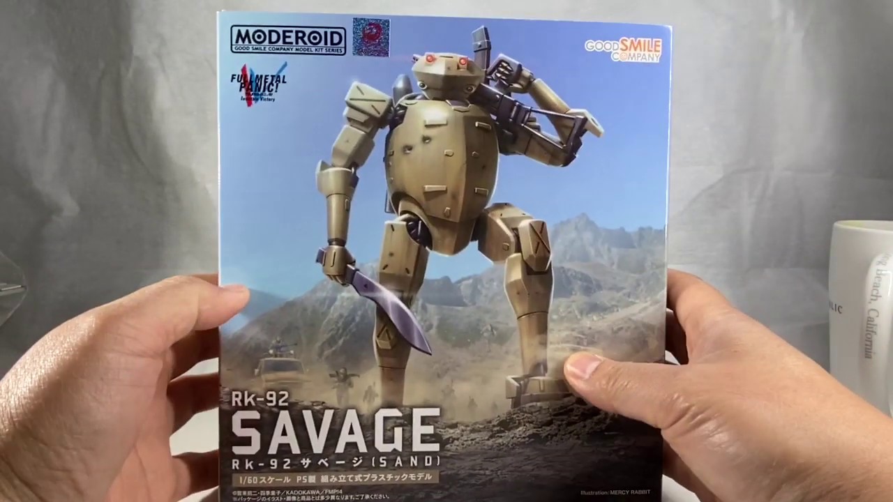 Unboxing and build Invisible Victory Moderoid Rk-92 Savage (Sand) フルメタル ...