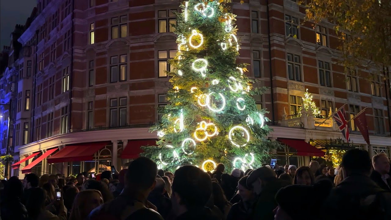 🇬🇧🎄🎅 MAYFAIR CHRISTMAS LIGHTS 2023 SWITCH ON, 16th of NOVEMBER 2023 ...