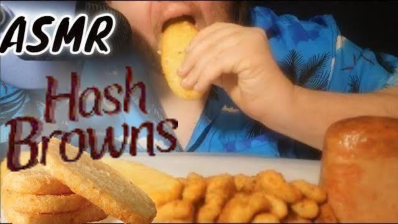 ASMR HASH BROWNS CRISPY FRIED SHRIMP & SPAM SO SATISFYING ASMR SOUNDS ...
