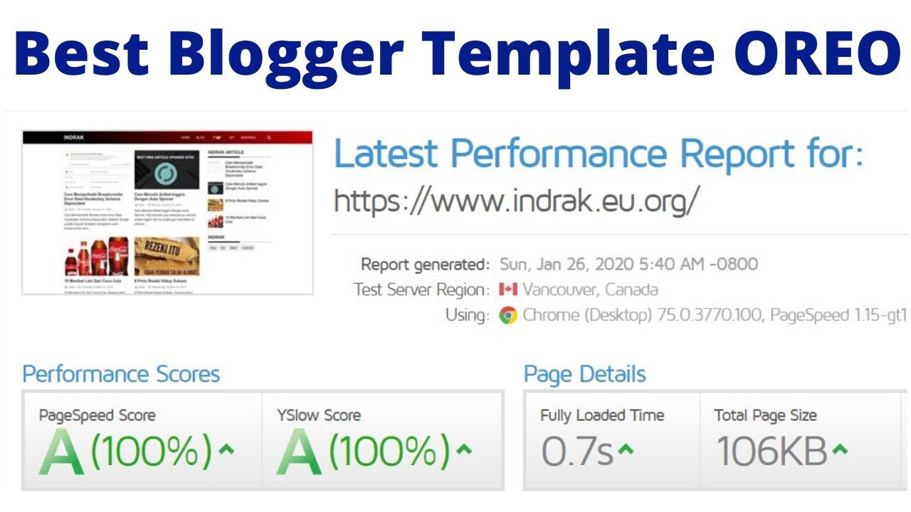 Free Blogger Template Fast Loading Dan Seo Friendly - YouTube