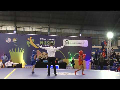 13th Pan American Wushu Championships Sanda Kids Boy's 27kg - Brazil vs. USA