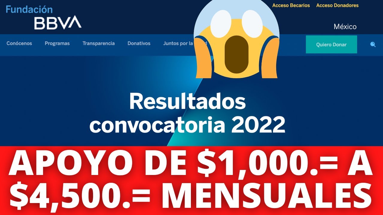 RESULTADOS de la Beca BBVA para Chavos que Inspiran 2022 #BECAS #BBVA ...