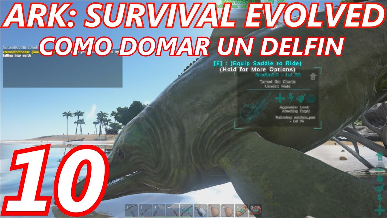 ARK: SURVIVAL EVOLVED | DOMAR UN DELFIN | CAP 10 - YouTube