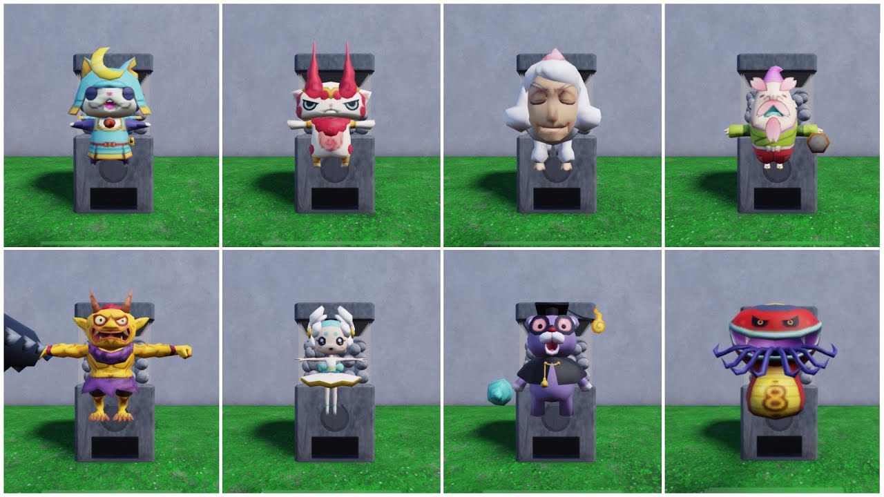Every Legendary Yo-Kai in Yokai-Watch Void (Phase 1) Roblox - YouTube