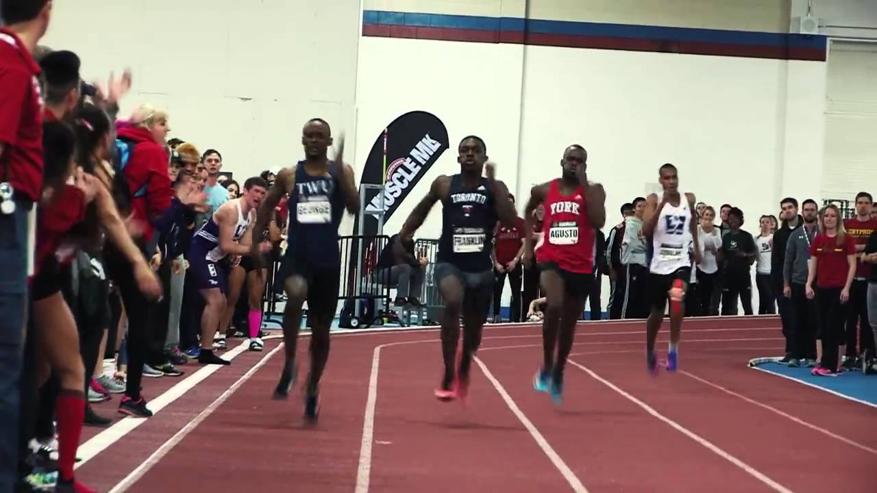 2016 CIS Track and Field Championships - Men's 300m Final Heat 2 (front ...