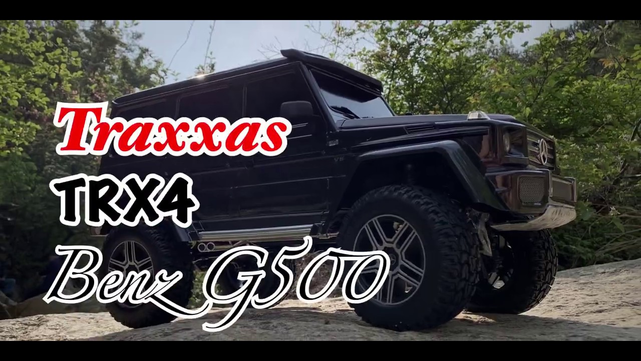 Traxxas TRX4 Benz G500 First Running. 트랙사스 벤츠 G500 190511 - YouTube