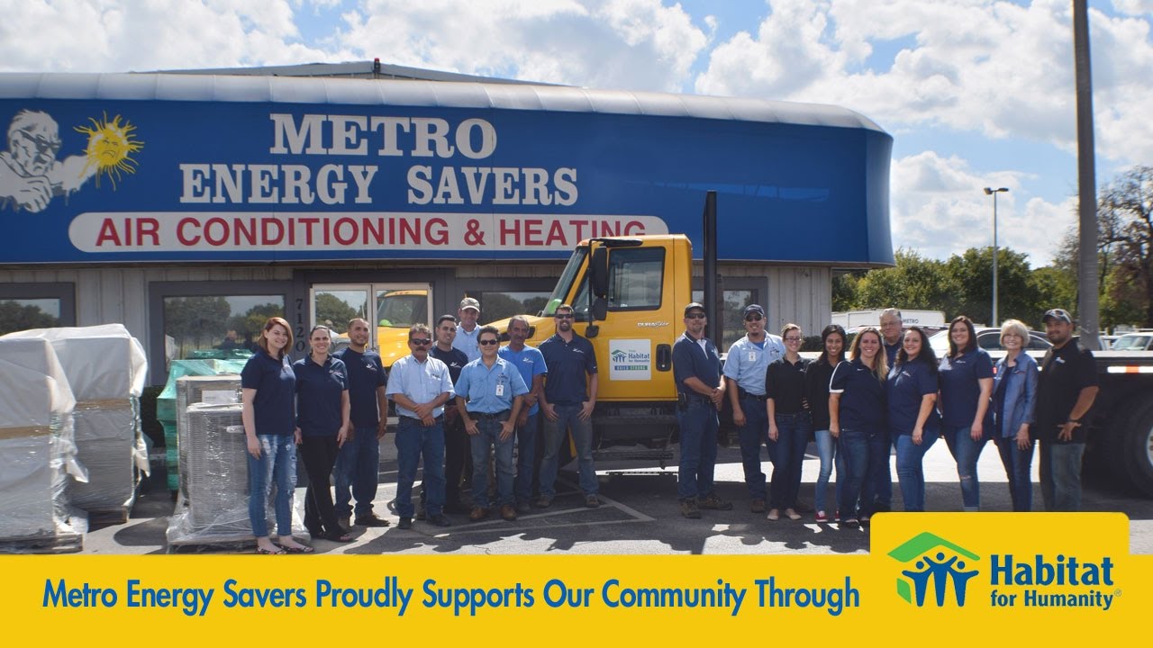Metro Energy Savers Supports Habitat for Humanity - YouTube