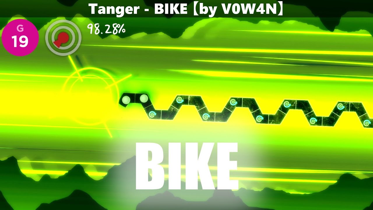 【ADOFAI】strict clear | Tanger - BIKE | by V0W4N - YouTube