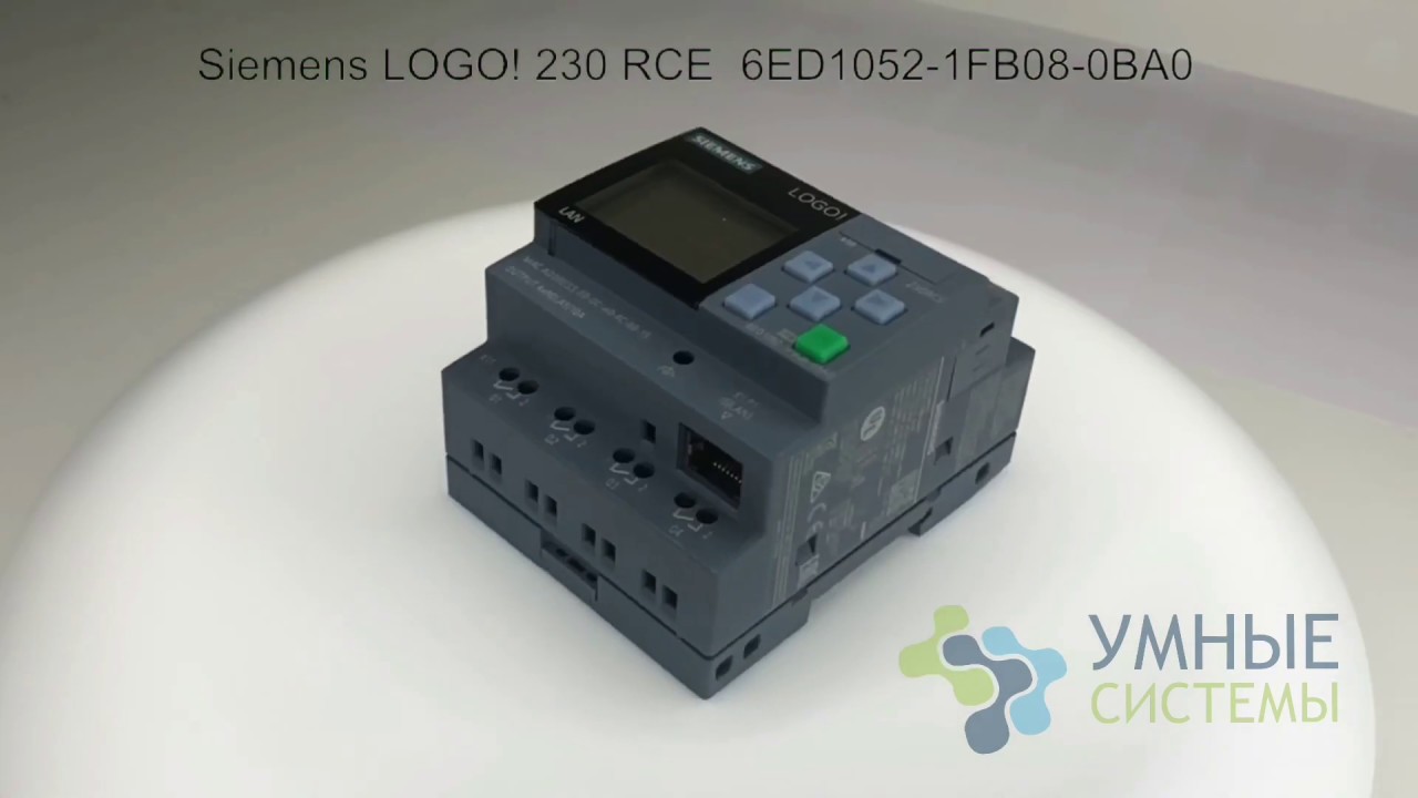 Siemens LOGO! 230 RCE 6ED1052-1FB08-0BA0 / 6ED1 052-1FB08-0BA0 ...