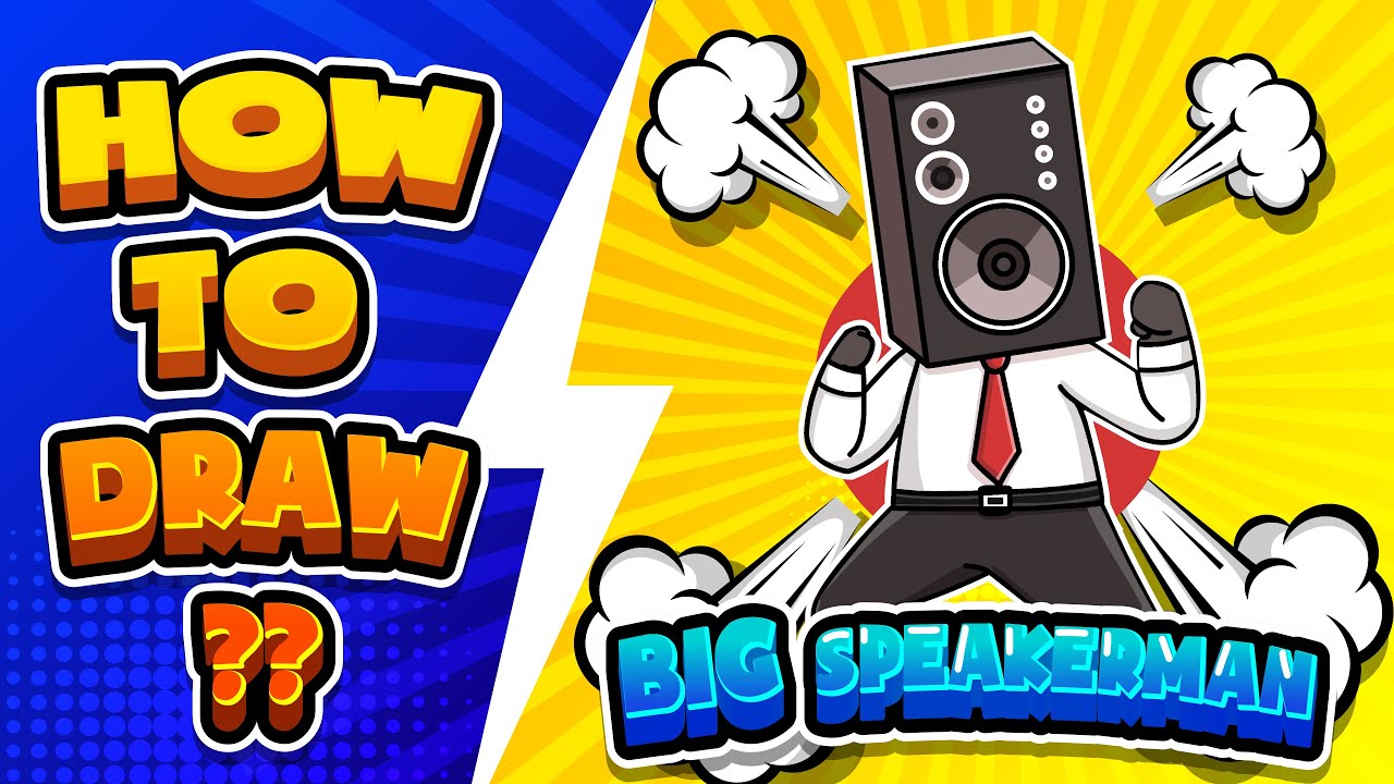 BIG SPEAKERMAN FIGHT 👊💪 !!!!! How To Draw - Skibidi Toilet - YouTube