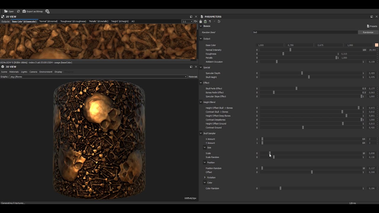 Bones - Substance Player - YouTube