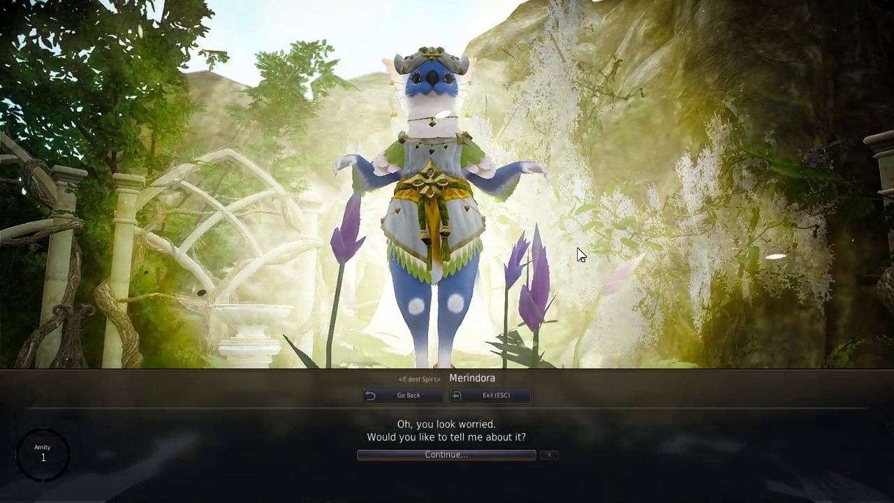 Kamasylve II main quest line Merindora the spirit - YouTube