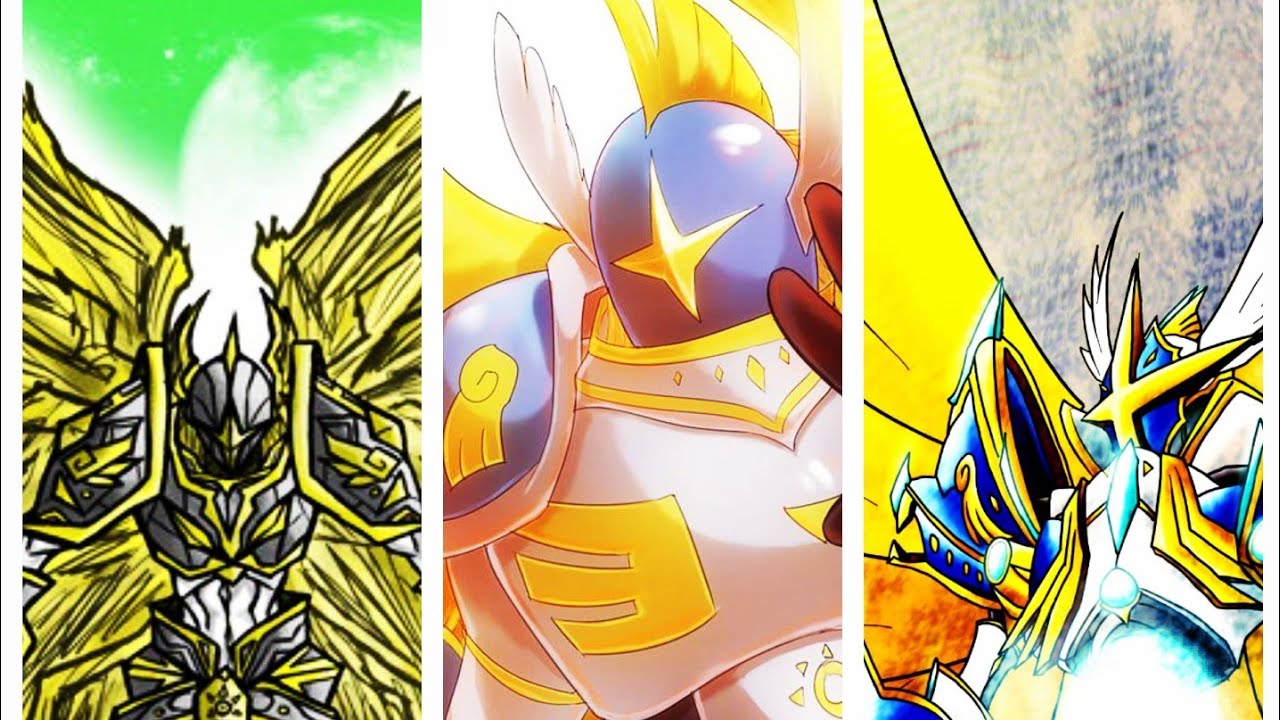 Seraphimon Digivolution Lineage - YouTube