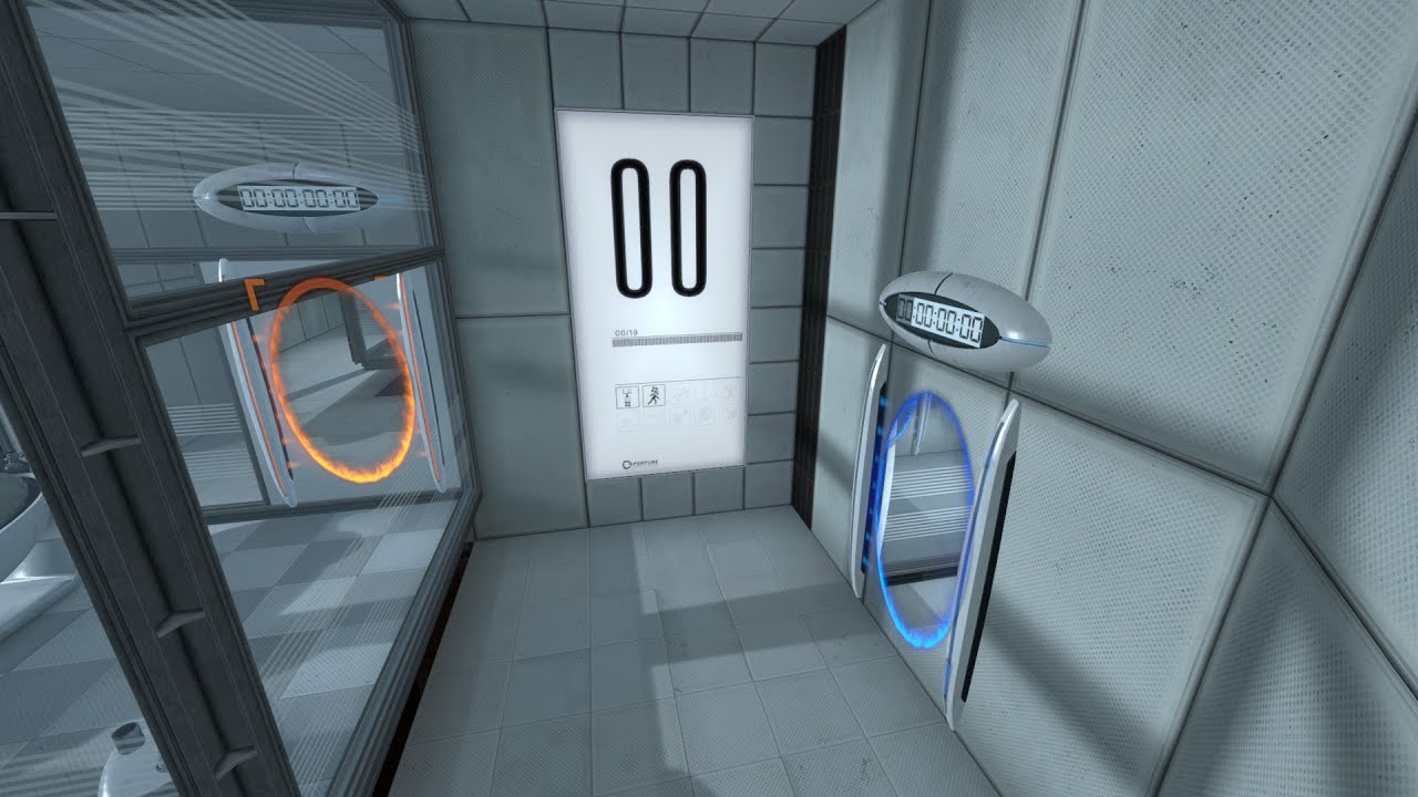 PORTAL: Enrichment - Test Chamber Sign Lighting Test - YouTube