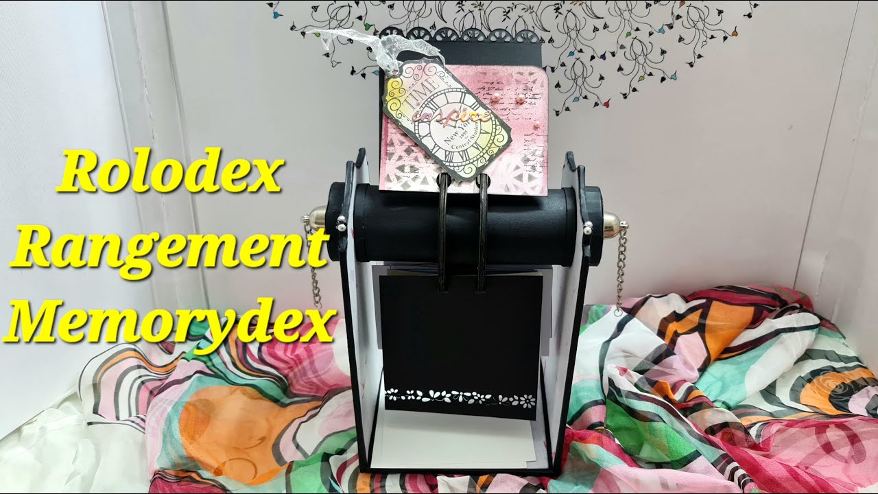 Rolodex. rangement memorydex. SCRAPBOOKING. - YouTube