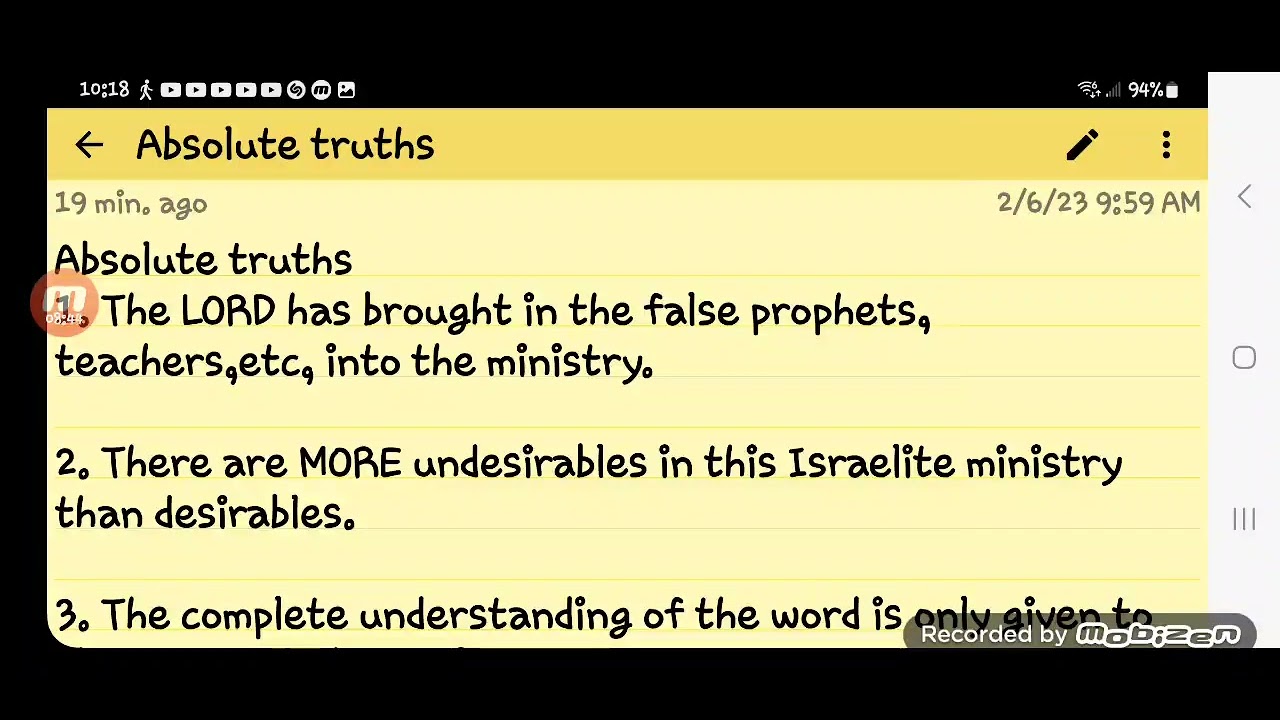 Absolute Truths. - YouTube