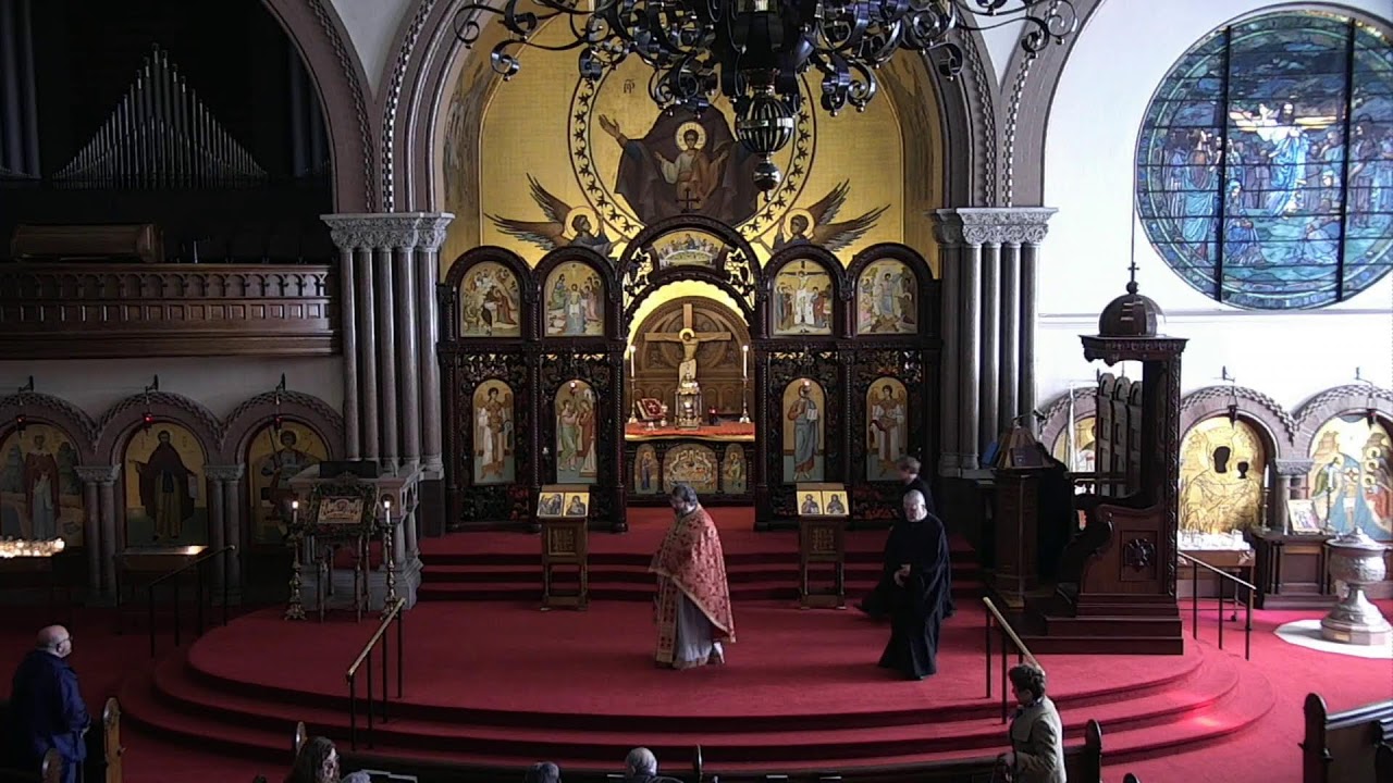 Vesperal Divine Liturgy on Holy Thursday - YouTube