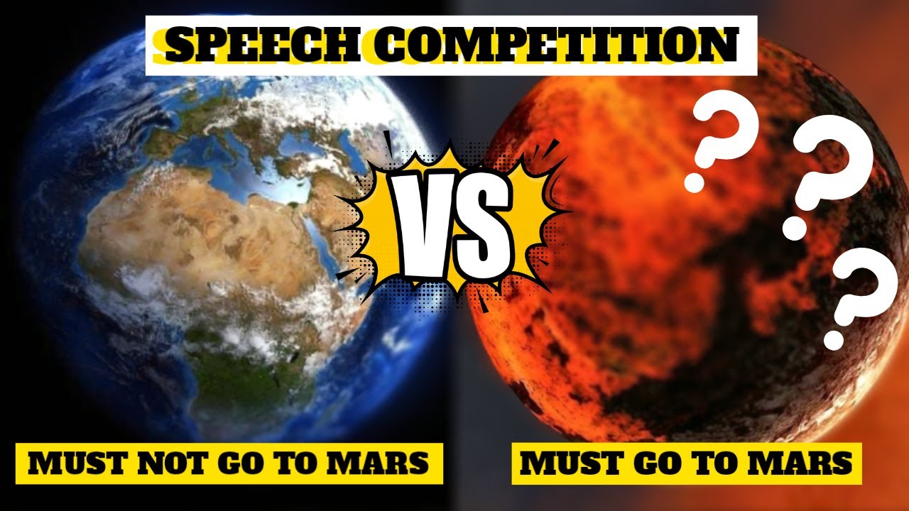 Should We Go to Mars or Not | Speech Competition | AL MUDDASIR - YouTube