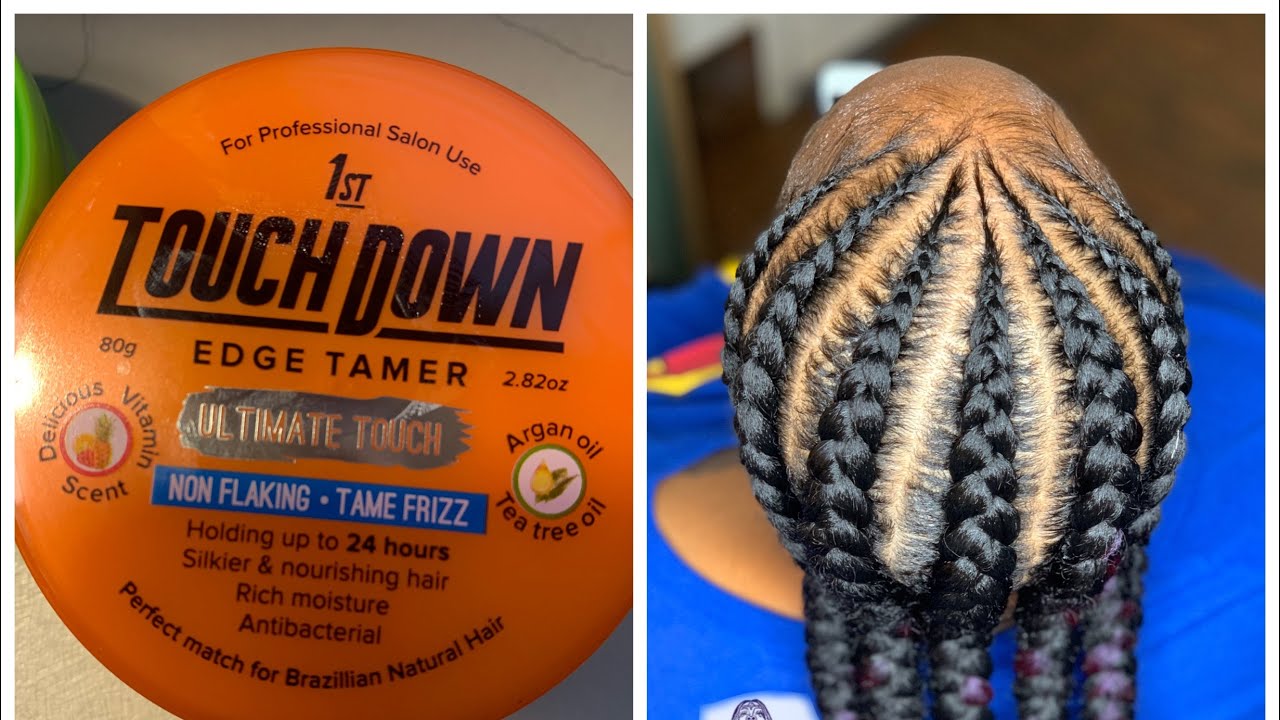 DECIDED TO TRY A NEW EDGE CONTROL TOUCHDOWN EDGE TAMER - YouTube