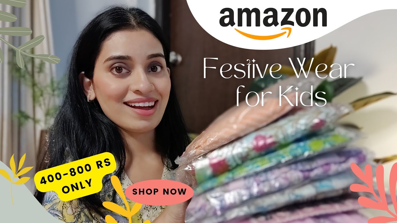 Huge Amazon Festive 🌸 Wear Tryon Haul for Kids/baby In Budget| Amazon ...